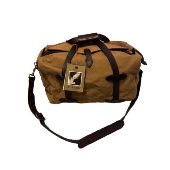Filson | Bags | Filson Small Duffel Bag Tan Rugged Twill Brass Hardware ...